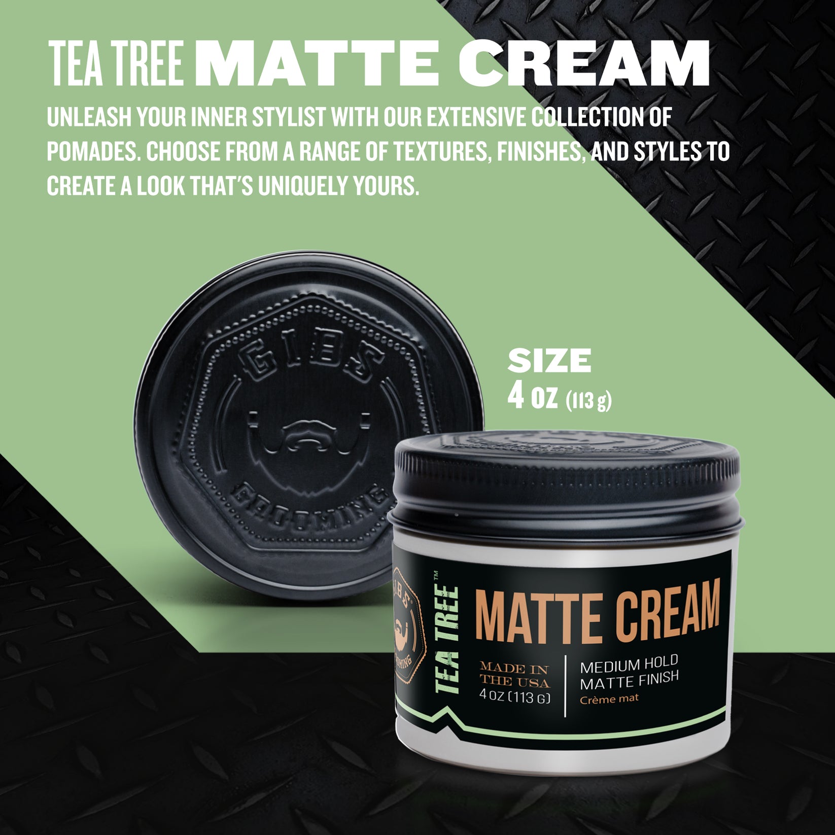 Tea Tree Matte Cream – Gibs Grooming