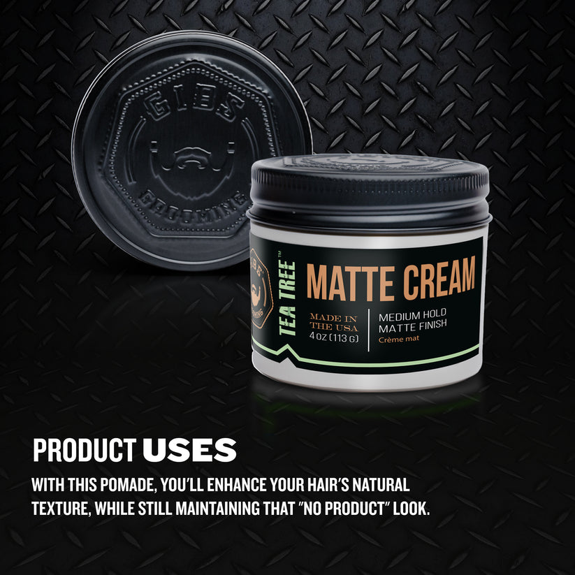 Tea Tree Matte Cream – Gibs Grooming