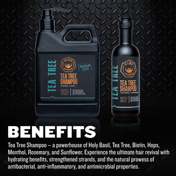 Tea Tree Shampoo 3.25 oz – Gibs Grooming